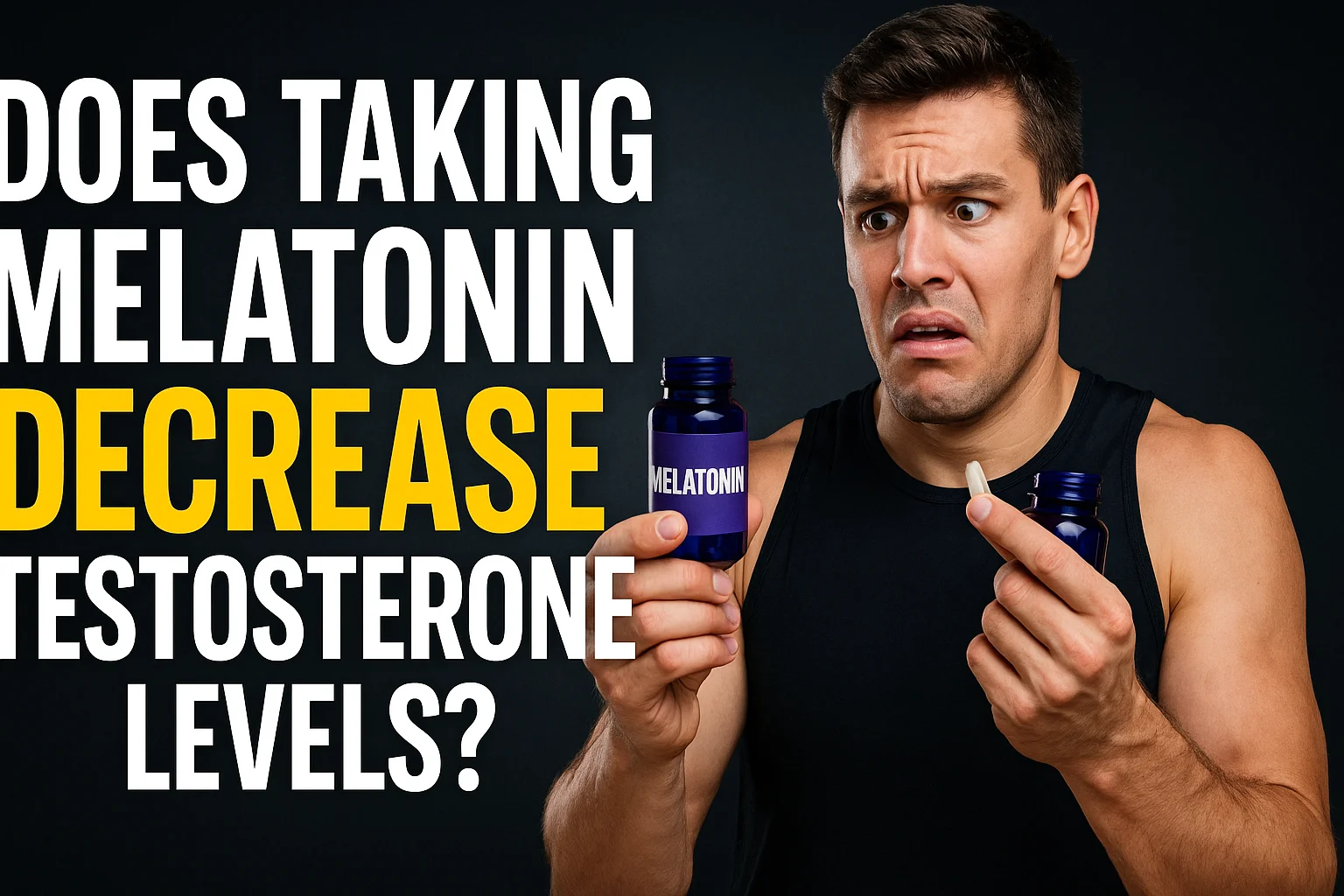 Does Taking Melatonin Decrease Testosterone Levels?